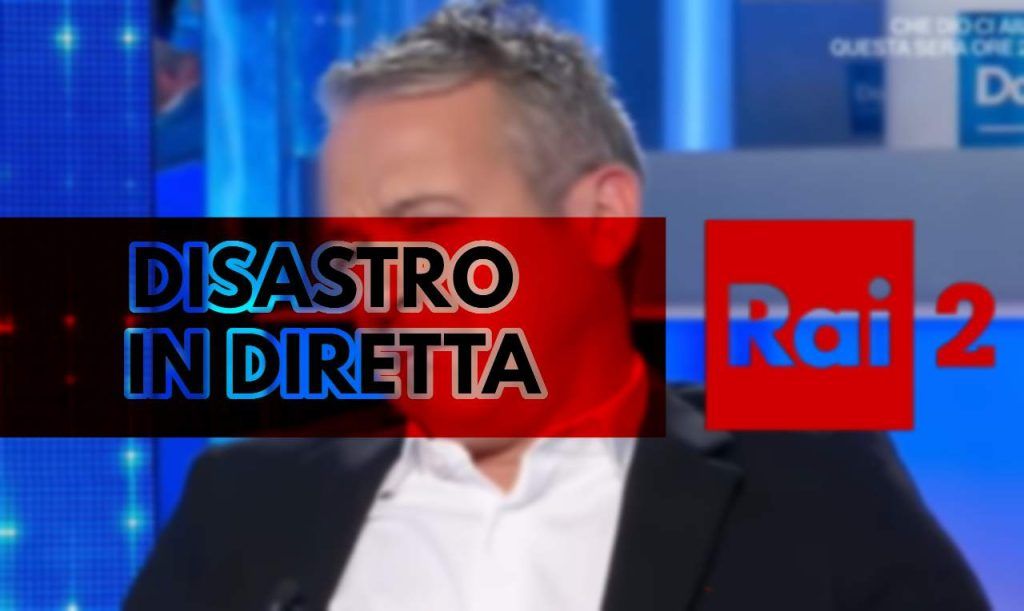 Disastro in diretta su Rai 2 | Rischia di essere licenziato: "Lo hanno ...