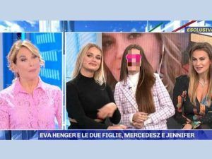 Eva Henger, la figlia Jennifer per la prima volta in tv: completamente ...