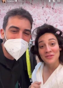 Francesca Manzini struccata prima della diretta: bellissima in versione ...